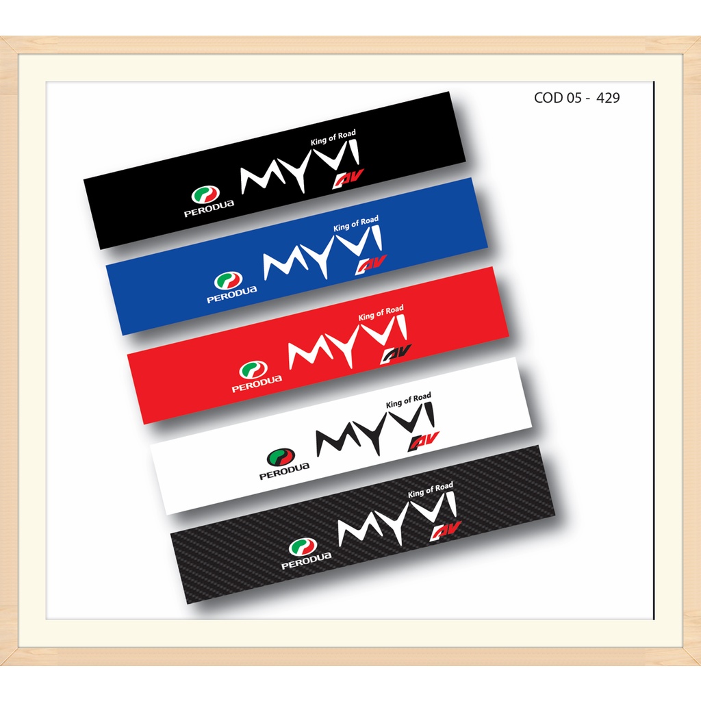 Perodua MyVi MYVI Front windshield sticker | Shopee Malaysia