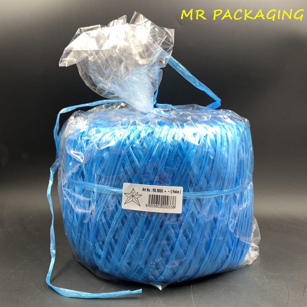 Premium Plastic Rafia String [ 800gm ] - Rope / Tali Rafia Plastik ...