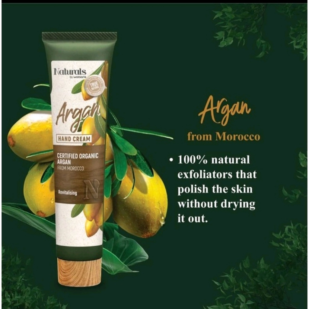 Naturals by Watson Hand Cream Lotion 30ml Krim Losyen Tangan Rose Olive ...