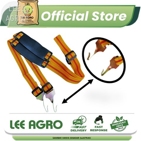Tali Pam Racun Kuning/HItam(Strap Yellow Knapsack Sprayer Nylon Belt ...