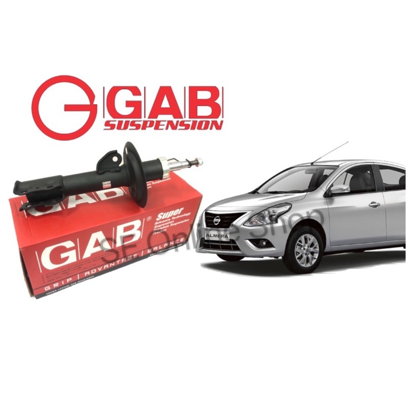 Original GAB Absorber Nissan Almera N17 Absober Front & Rear | Shopee ...