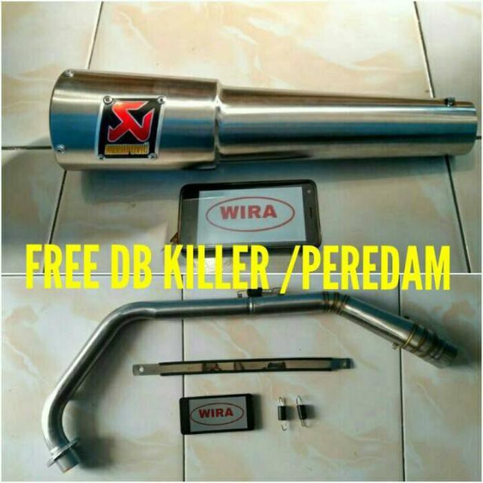 Racing Exhaust For AKRAPOVIC NEW CBR150R CB150R VIXION R15 V3 XABRE GSX ...