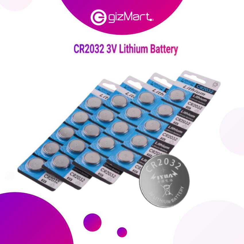 CR2032 3V Lithium Coin Button Cell Battery For Watch Computer CMOS ...