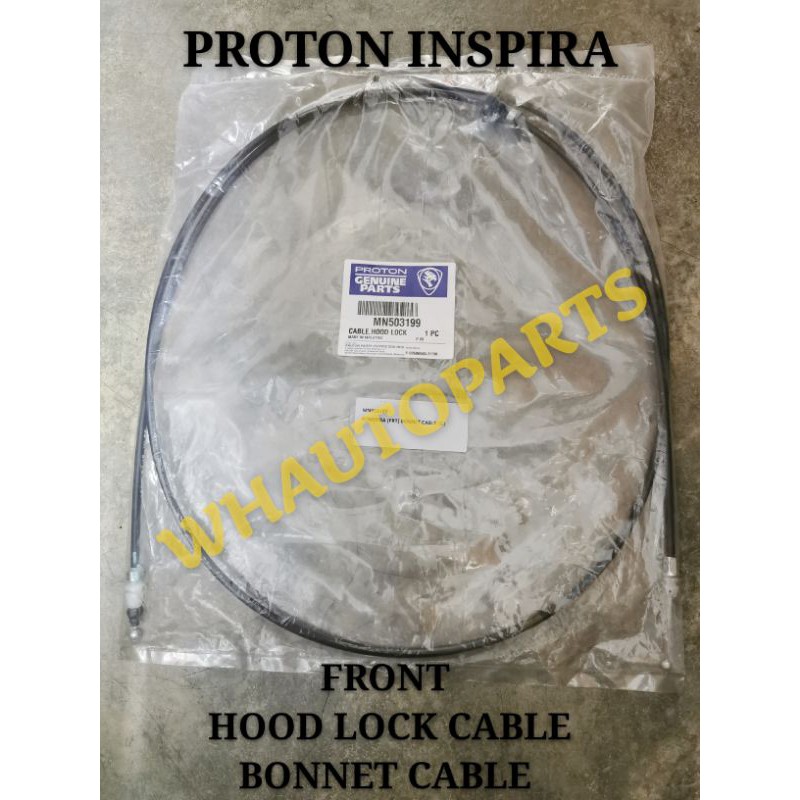 ORIGINAL HOOD LOCK CABLE/BONNET CABLE FRONT PROTON INSPIRA | Shopee ...