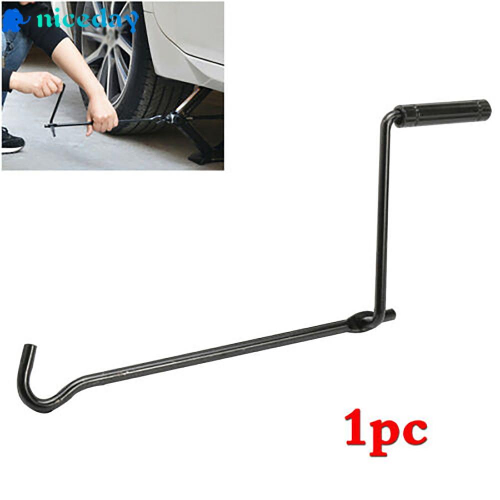 Spare Tire Lug Wrench Jack Lug Car Trunk Handle Lift Iron Easy and ...
