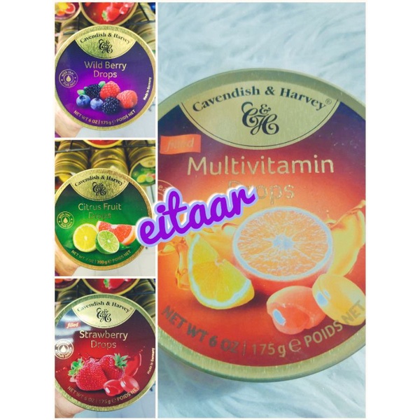 Fruits Candies Cavendish & Harvey Candy (Germany) Strawberry,apple ...