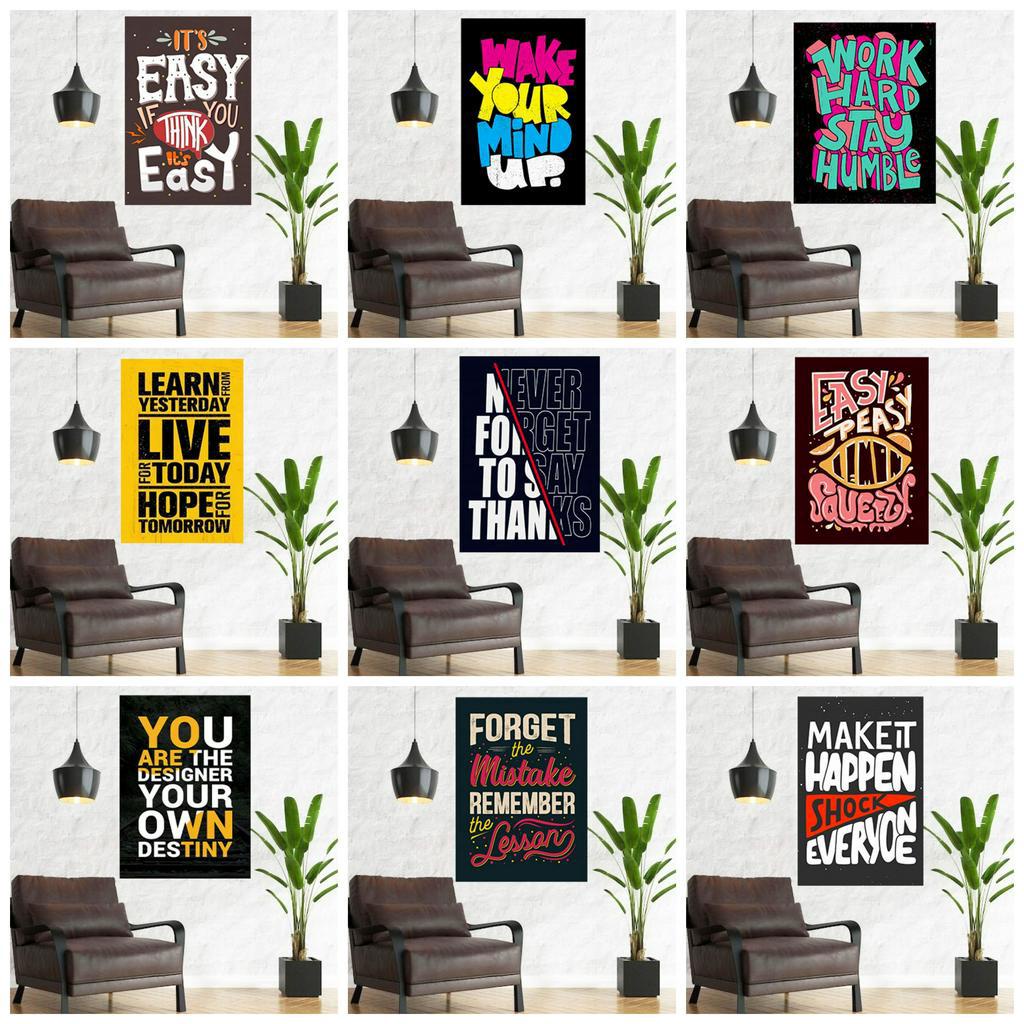 Inspiration Motivational Quotes A3 Poster Wall Decoration | Shopee Malaysia