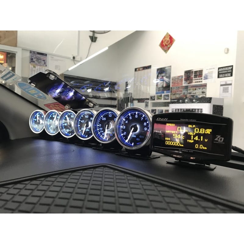 DEFI A1 METER 3/6BERADIK GAUGE METER LCD RGB COLOUR COMPLETE SET THAI WITH OBD2 CONTROLLER ...