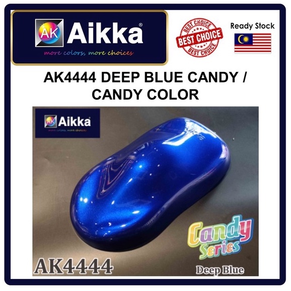 AIKKA Paints Candy Colour AK4444 Deep Blue Candy | Shopee Malaysia