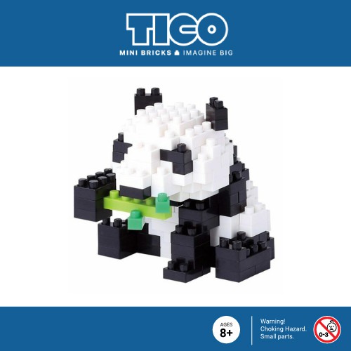 TICO Mini Bricks ZOO - Panda | JUNGLE ANIMALS Series | TICO 微型積木 | 熊猫 ...