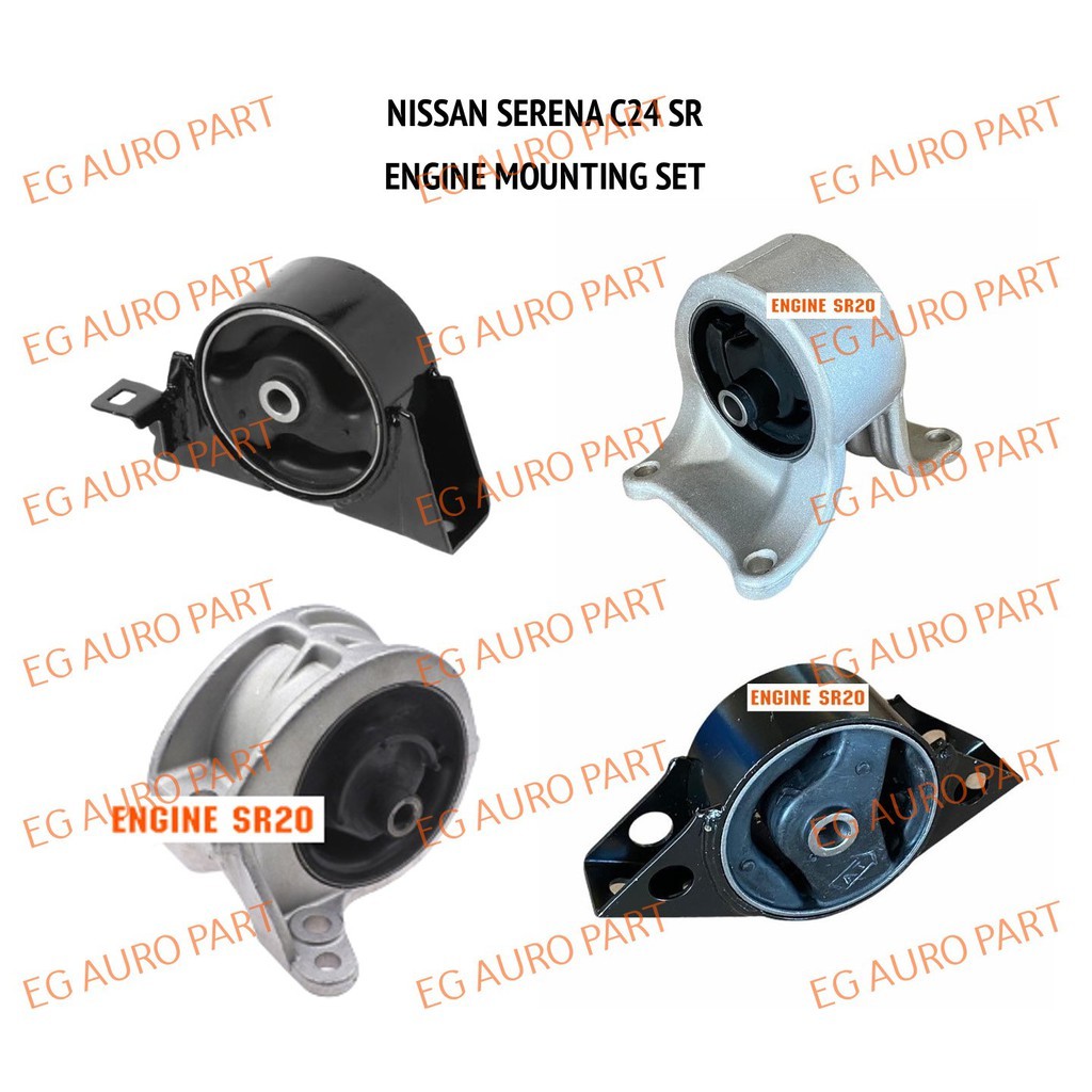 (PREMIUM QUALITY) ENGINE MOUNTING SET NISSAN SERENA C24 SR | Shopee ...