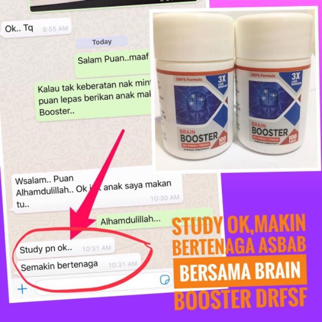 BRAIN BOOSTER DRFS FORMULA (100% homeopathy), supplement for kids, Ubat ...