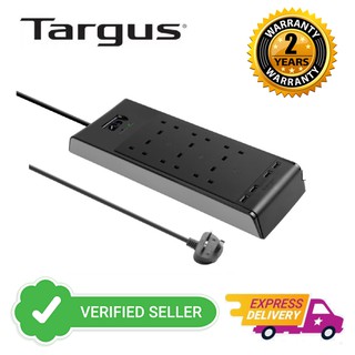Targus Smart Surge 6 Outlet 4 USB Port/4 Outlet 2 USB Port Socket ...
