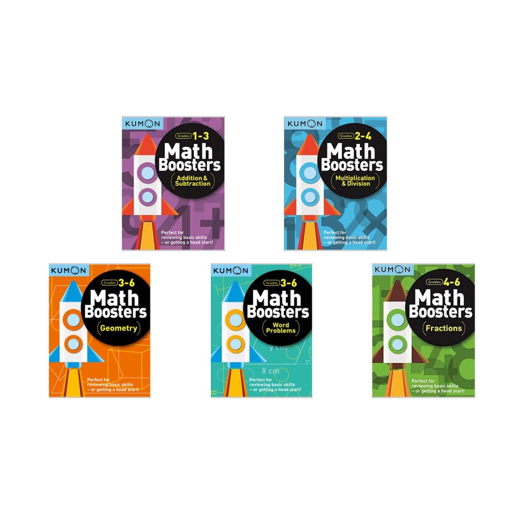 Kumon : Math Boosters - Addition- Subtraction - Multiplication - Division - Fractions - Word ...