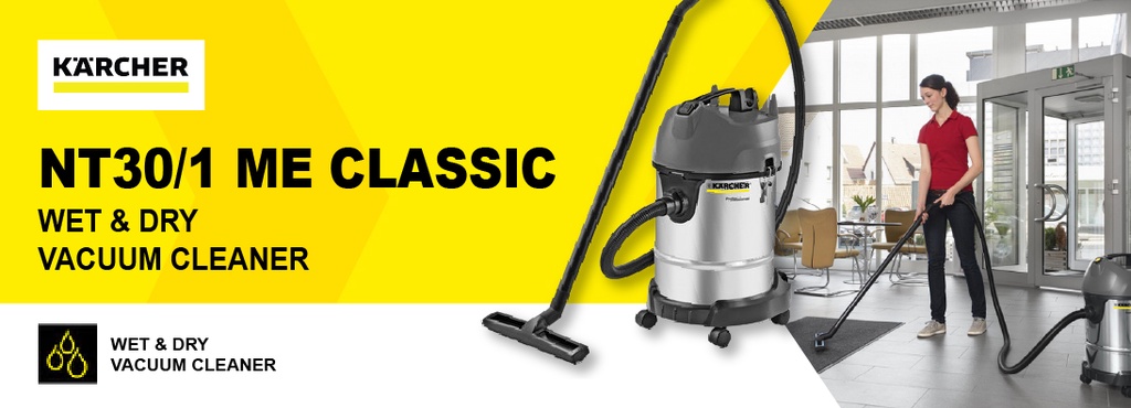 Karcher Nt30 Heavy Duty Vacuum Cleaner Wet And Dry Industrial Vacuum