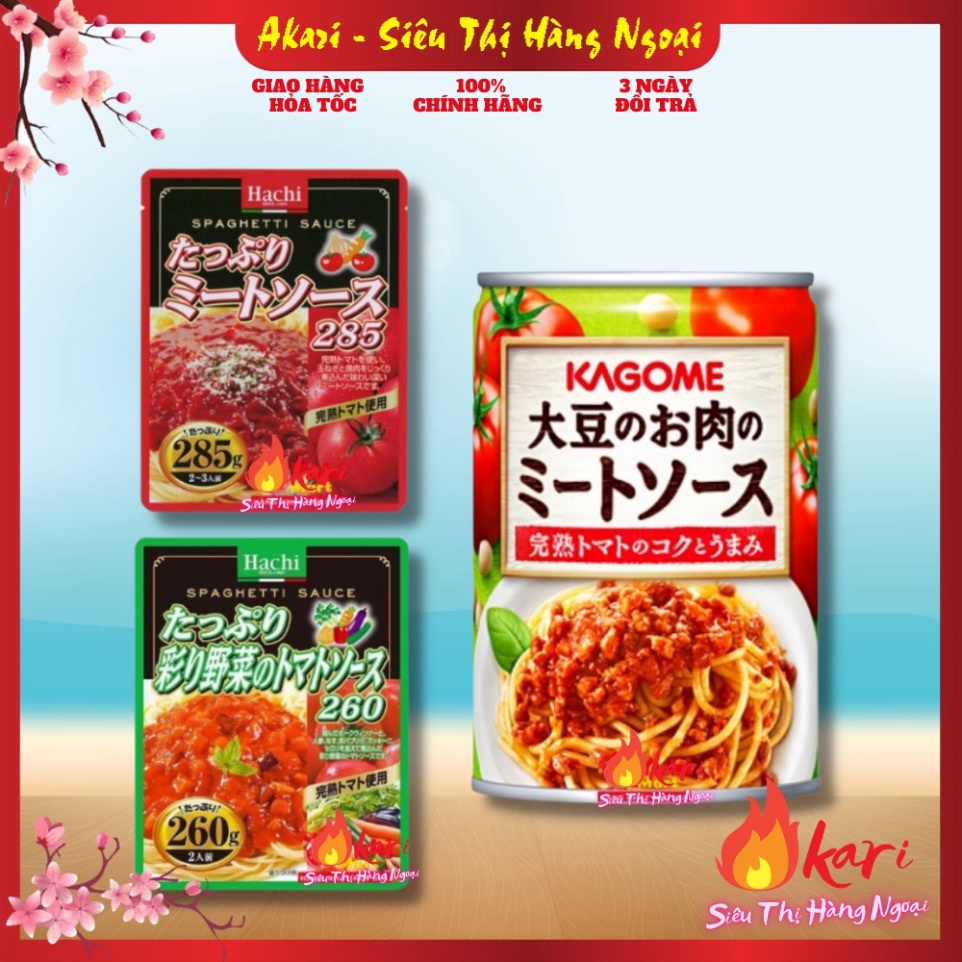 Kagome minced meat tomato sauce 295g and Hachi 260g | Shopee Malaysia