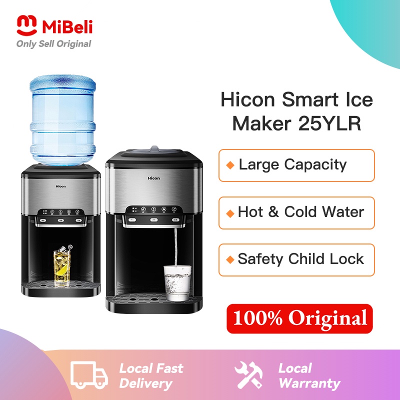 【Global】Hicon Ice Maker Machine 25YLR Water Dispenser Desktop Water ...