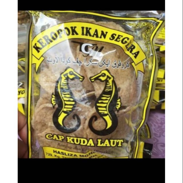 Keropok Ikan Segera crispy Kelantan Nipis Cap Kuda Laut | Shopee Malaysia