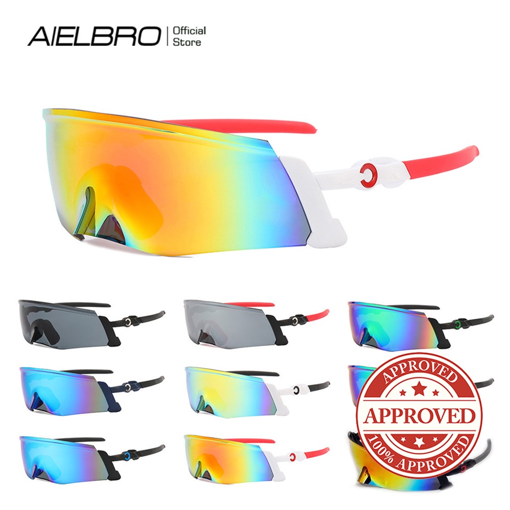 AIELBRO Road Bike Sunglasses UV400 Sport Running Fishing Eyewear Kato MTB Cycling Glasses ...