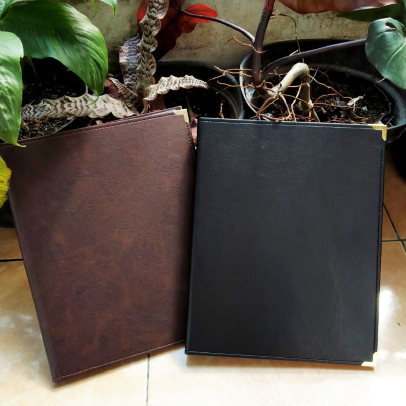 Ready A4 Menu Book - Plain Without Logo - 10 Sheet Plastic Contents ...