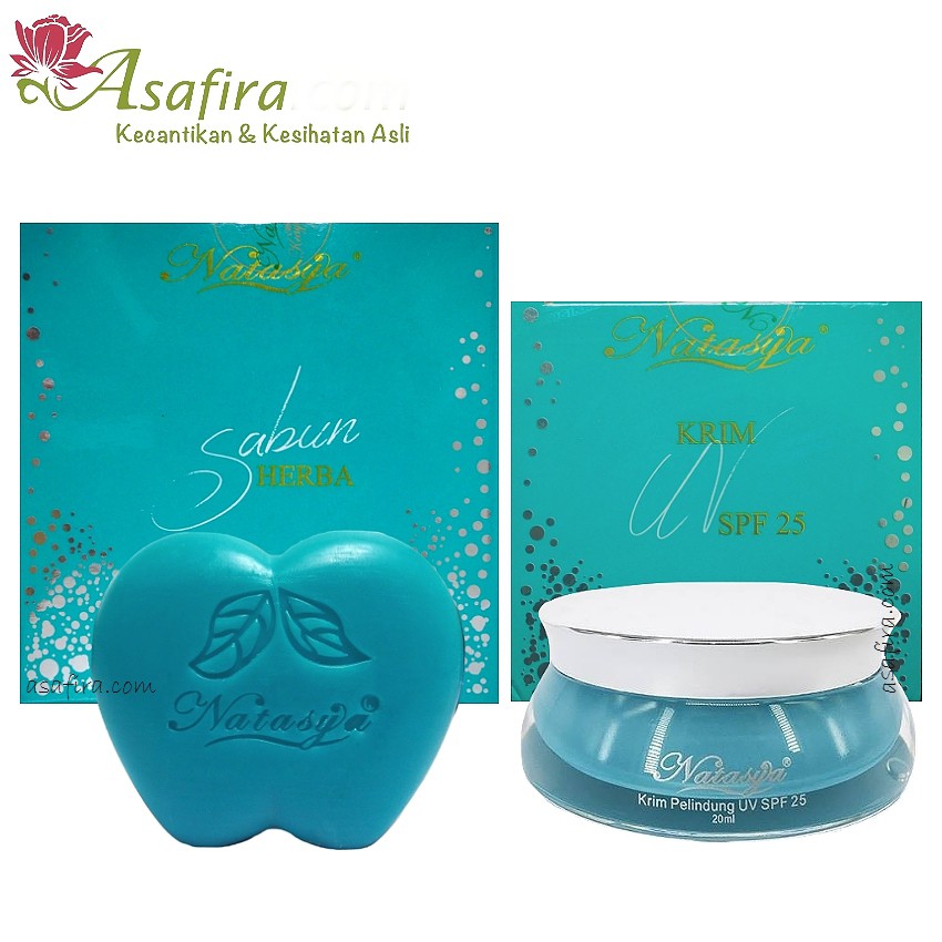Natasya Sabun Herba (80gm) + Krim Pelindung UV SPF 25 (20ml) | Shopee ...
