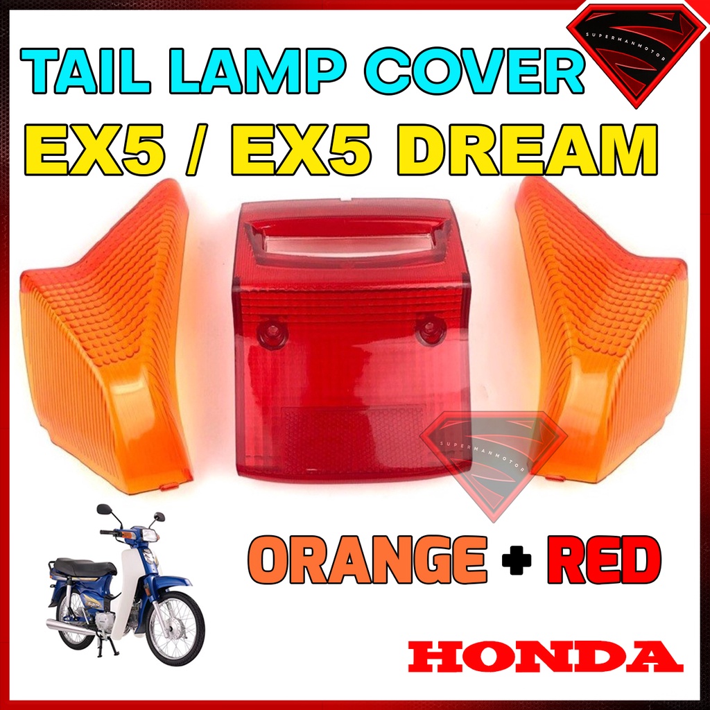 HEAD LAMP/FRONT SIGNAL DEPAN/SIGNAL COVER/TAIL LAMP/TAIL LAMP COVER HONDA EX5/EX5 HP/EX5 HIGH ...