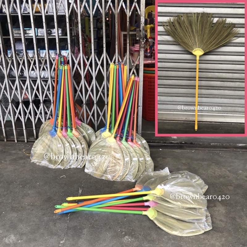 Thailand Paddy Broom THICK & High Quality / Penyapu Jerami Siam TEBAL ...