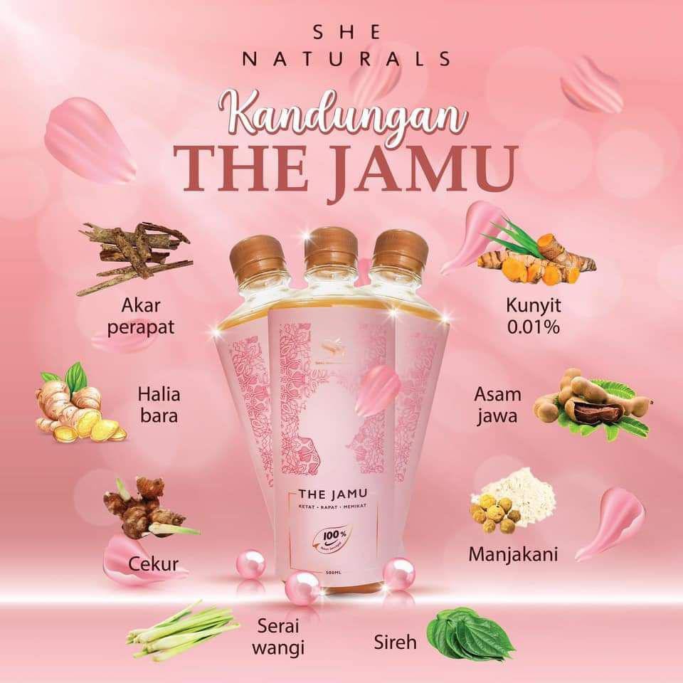 THE JAMU SHE NATURALS ( 100% ORIGINAL HQ) | Shopee Malaysia