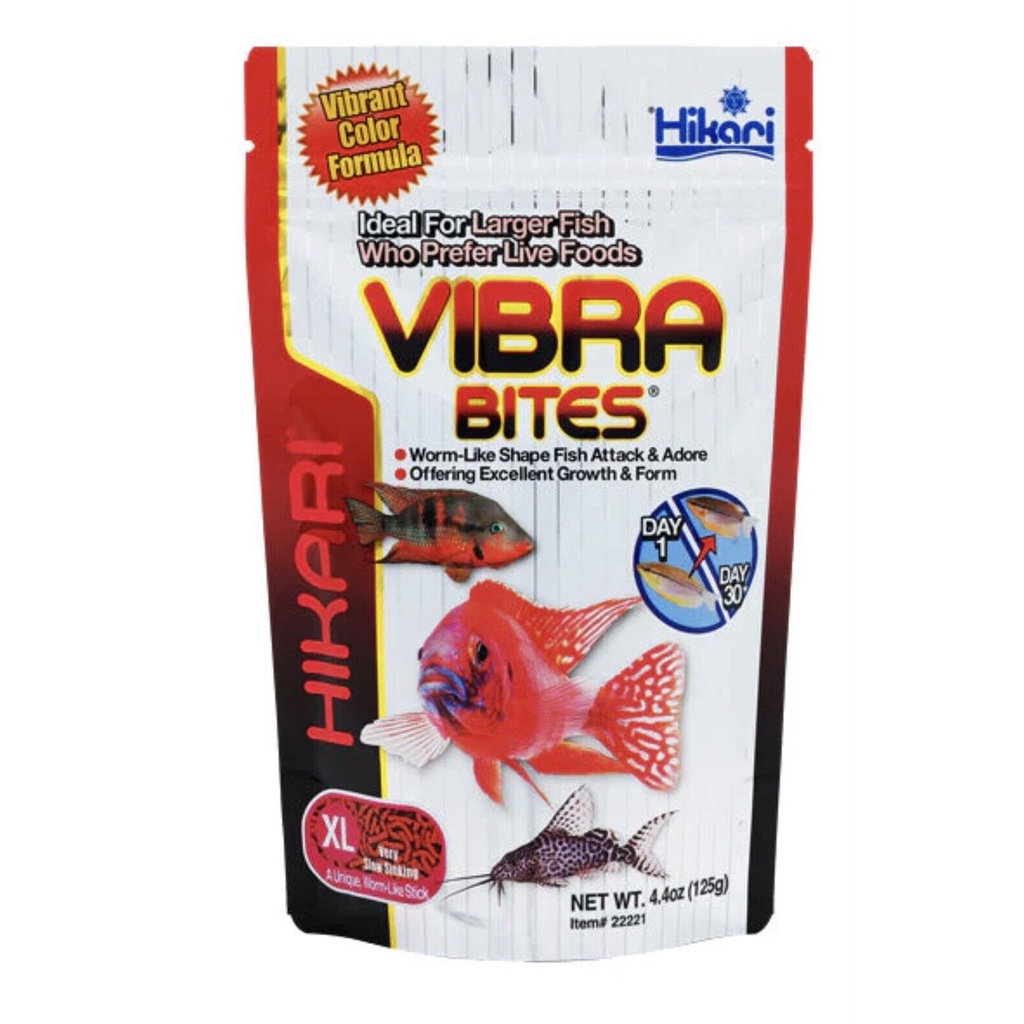 Hikari Vibra Bites XL Slow Sinking Fish Food 125g | Shopee Malaysia