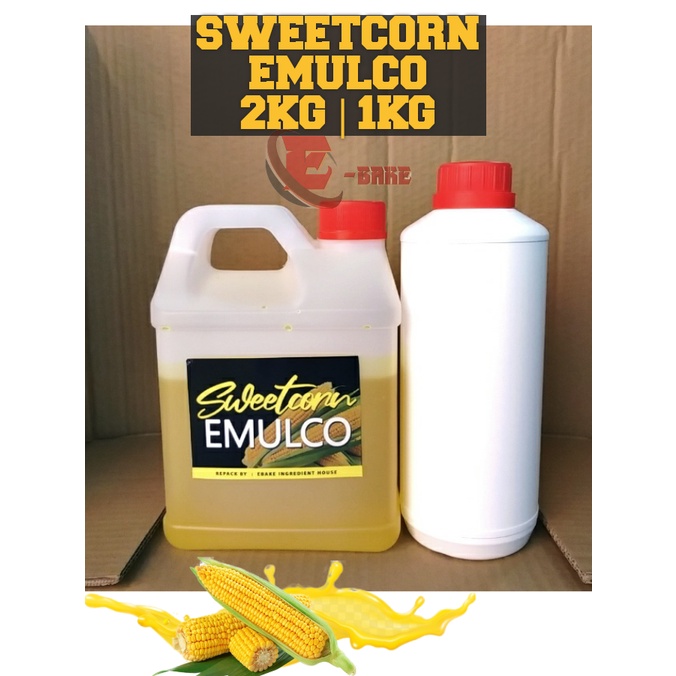 SWEET CORN EMULCO 1KG | 2KG | PERASA JAGUNG BEWARNA 1KG | 2KG HALAL ...