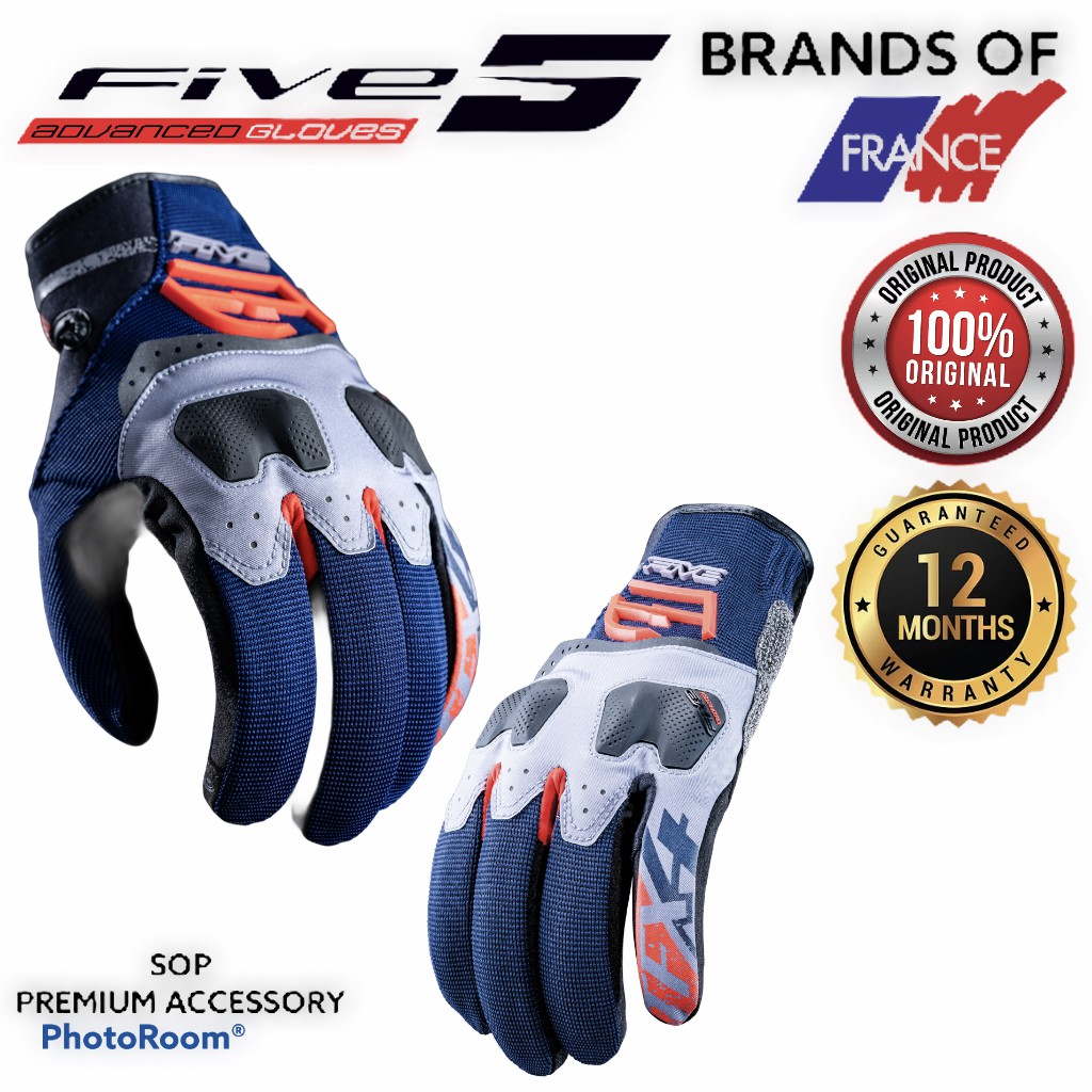ORIGINAL 💯 FIVE5 TFX4 FIVE RIDING GLOVE TRAIL/ADVENTURE FIVE 5 MOTORCYCLE GLOVE | Shopee Malaysia