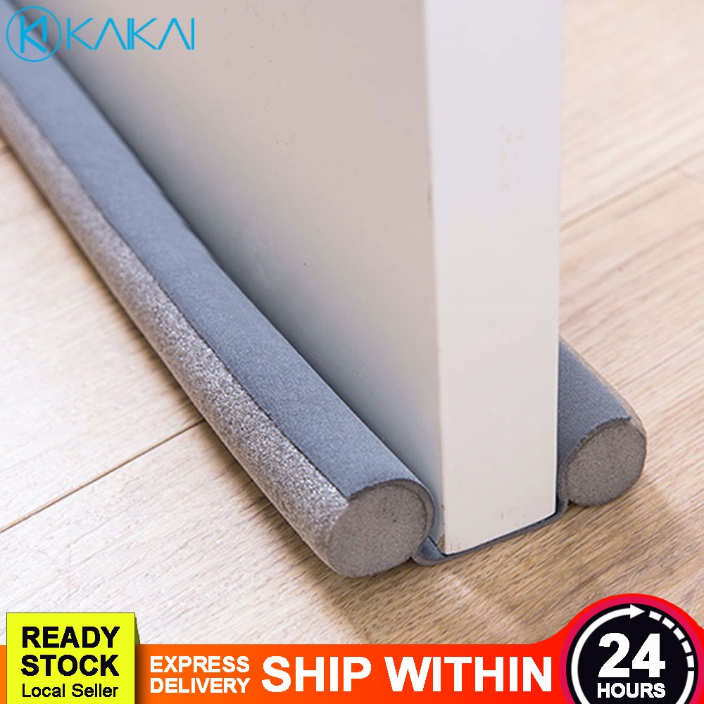 🔥 PROMO 🔥 Double Side Under Door Draft Stopper Flexible Bottom Sealing ...