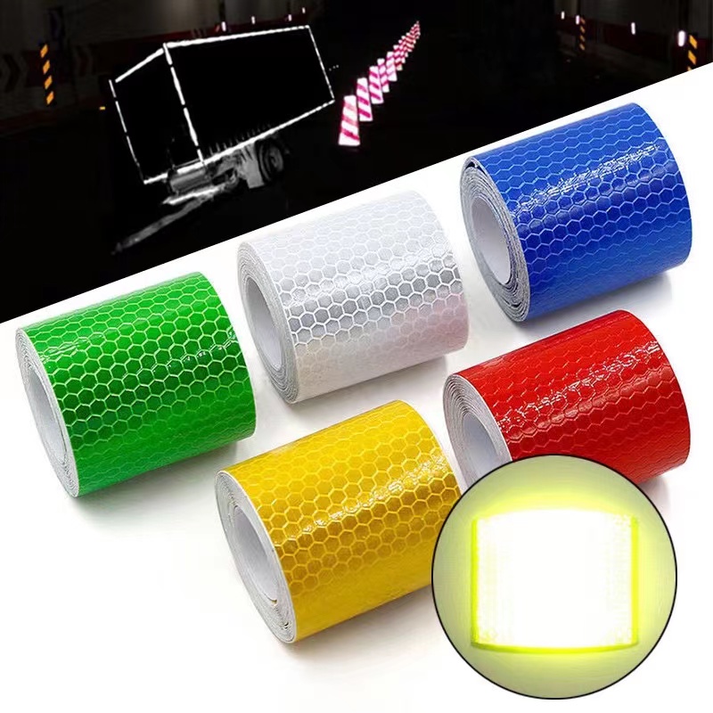 1 Roll Car Truck Van Bicycle Motorcycle Lorry Reflective Tape Stickers ...