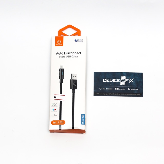 Mcdodo Auto Disconnect & Recharge Micro USB Cable 1M - CA616 | Shopee ...