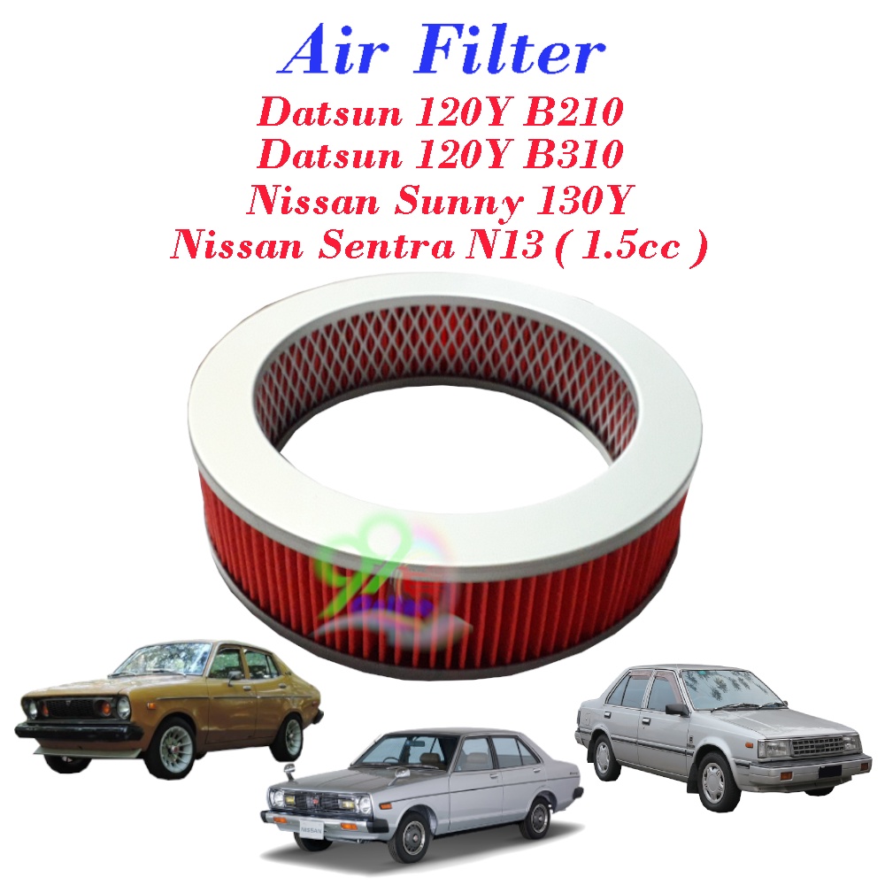 Air Filter Datsun 120Y B210 B310 Nissan Sunny 130Y Nissan Sentra N13 1 ...