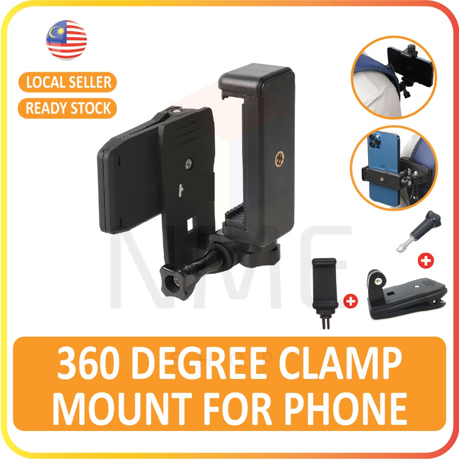 Backpack Clip Clamp Mount for Phone | Shopee Malaysia