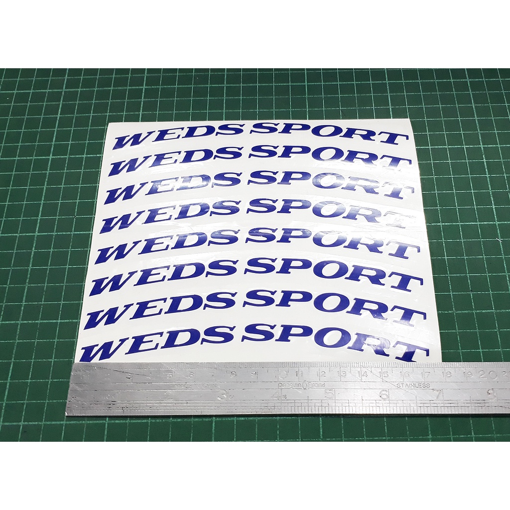 WEDS Sport TC05 rim sticker (Oracal made in Germany) | Shopee Malaysia