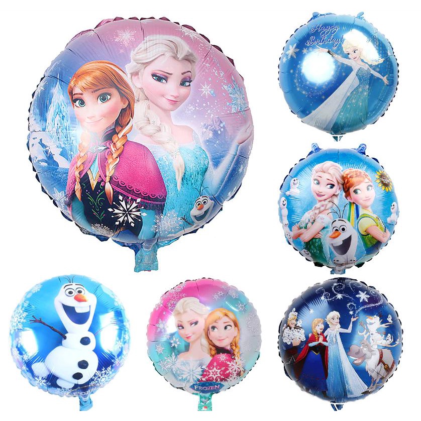 Disney Frozen Theme 18inch Round and Heart Shape Baby Shower Party ...