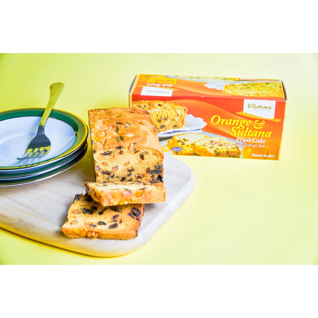 Goodies Hamper Raya | D'Gateaux Fruitcakes 350g Classic/Dates/Orange ...