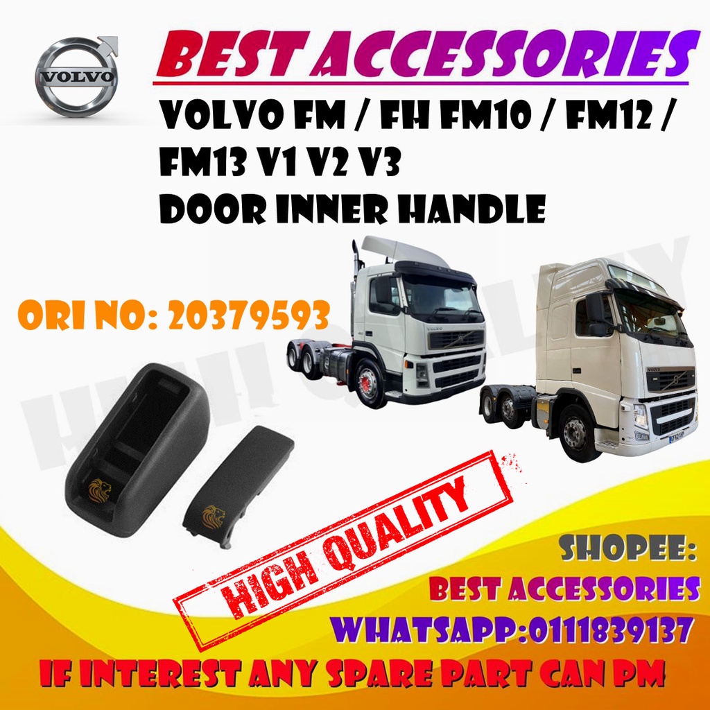 VOLVO FM FH FM10 FM12 FM13 V1 V2 V3 DOOR INNER HANDLE ( ORI NO ...