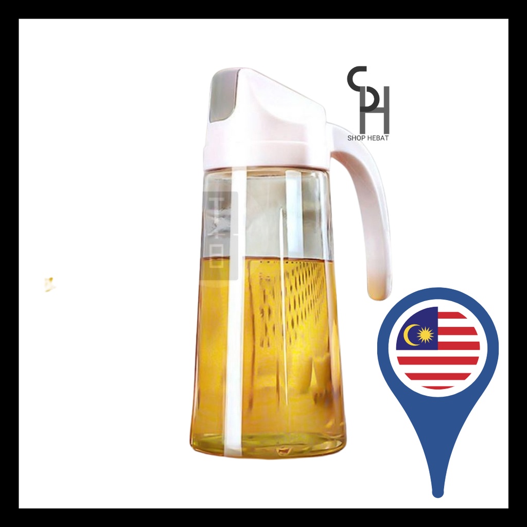 HEBAT👍630ML Dispenser Botol Perasa Masak Botol Minyak Masak Sos Kaca ...