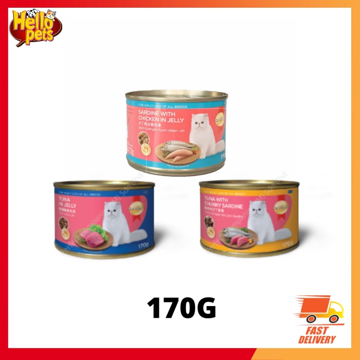 Smart Heart Canned Cat Food 3 Flavors 170G | Shopee Malaysia