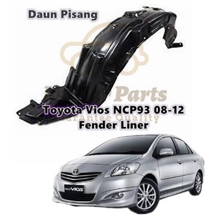 Toyota Vios Dugong NCP93 2007-2013 FRONT / REAR Fender Liner (Daun ...