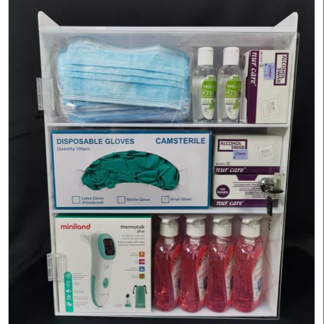 Isolation Stations designed to hold gloves, face masks, Aerosol ...