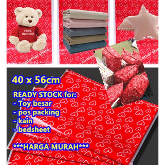 guni plasic bag 40cmx56cm utk packing plastik material | Shopee Malaysia