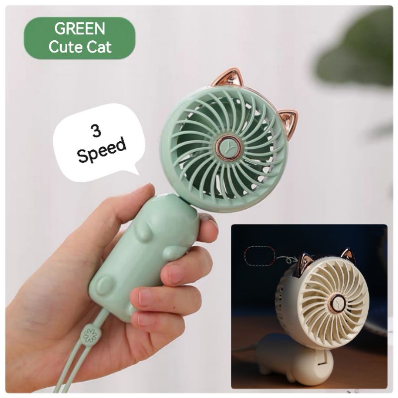 Portable Mini Fan / Mini USB Fan / Cute Cartoon Mini Fan / Rechargeable ...