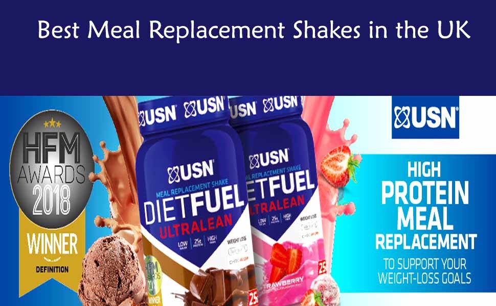 USN Diet Fuel UltraLean Meal Replacement Shake Weight Control Shake ...