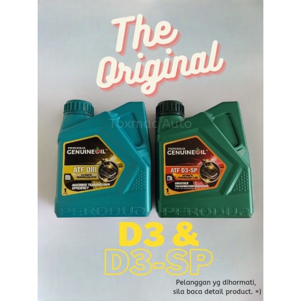 Original ATF D3-SP Perodua 1L Auto Transmission Fluid for Axia/ All ...