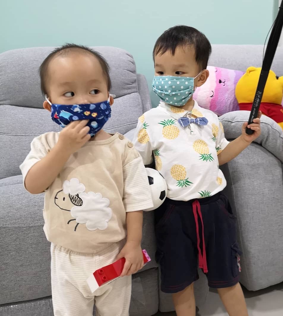 Uma Hana CHILDREN Face Mask Cotton Washable Mask Women & Children Dust ...