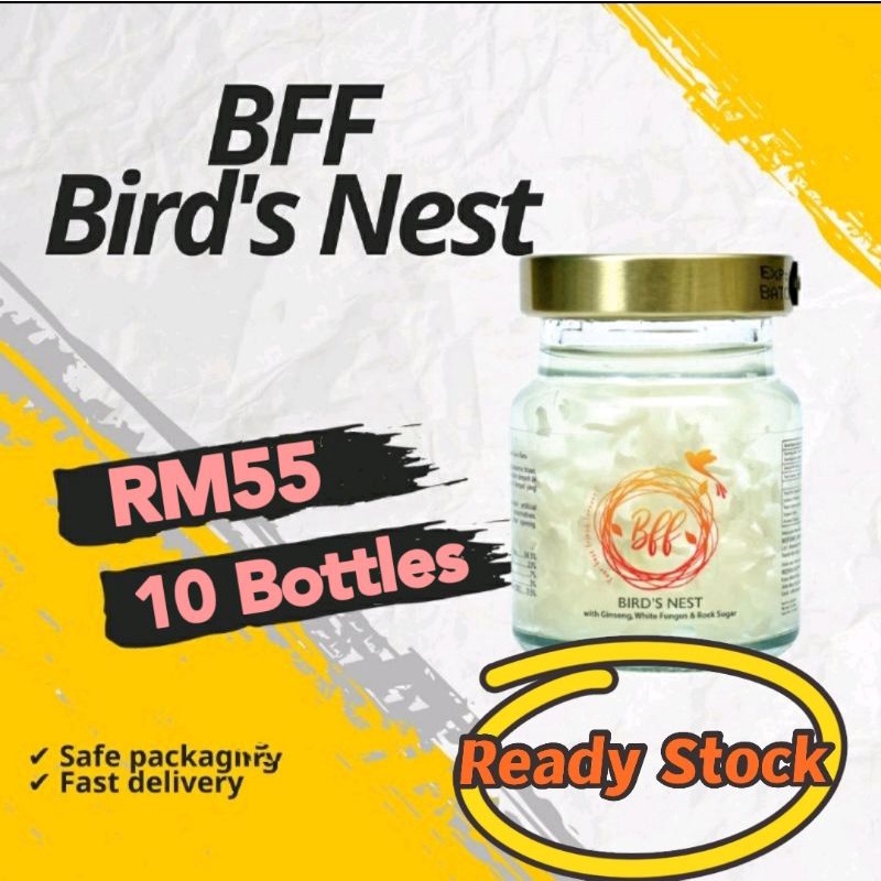 💯ORIGINAL BFF BIRD’NEST DRINK (minuman Sarang Burung Walit) + free gift 🎁 | Shopee Malaysia
